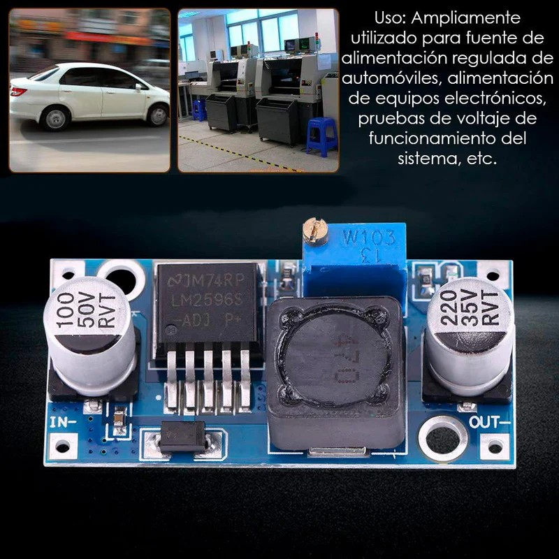 Regulador De Voltaje Dc-dc Lm2596 | Tienda de Electrónica